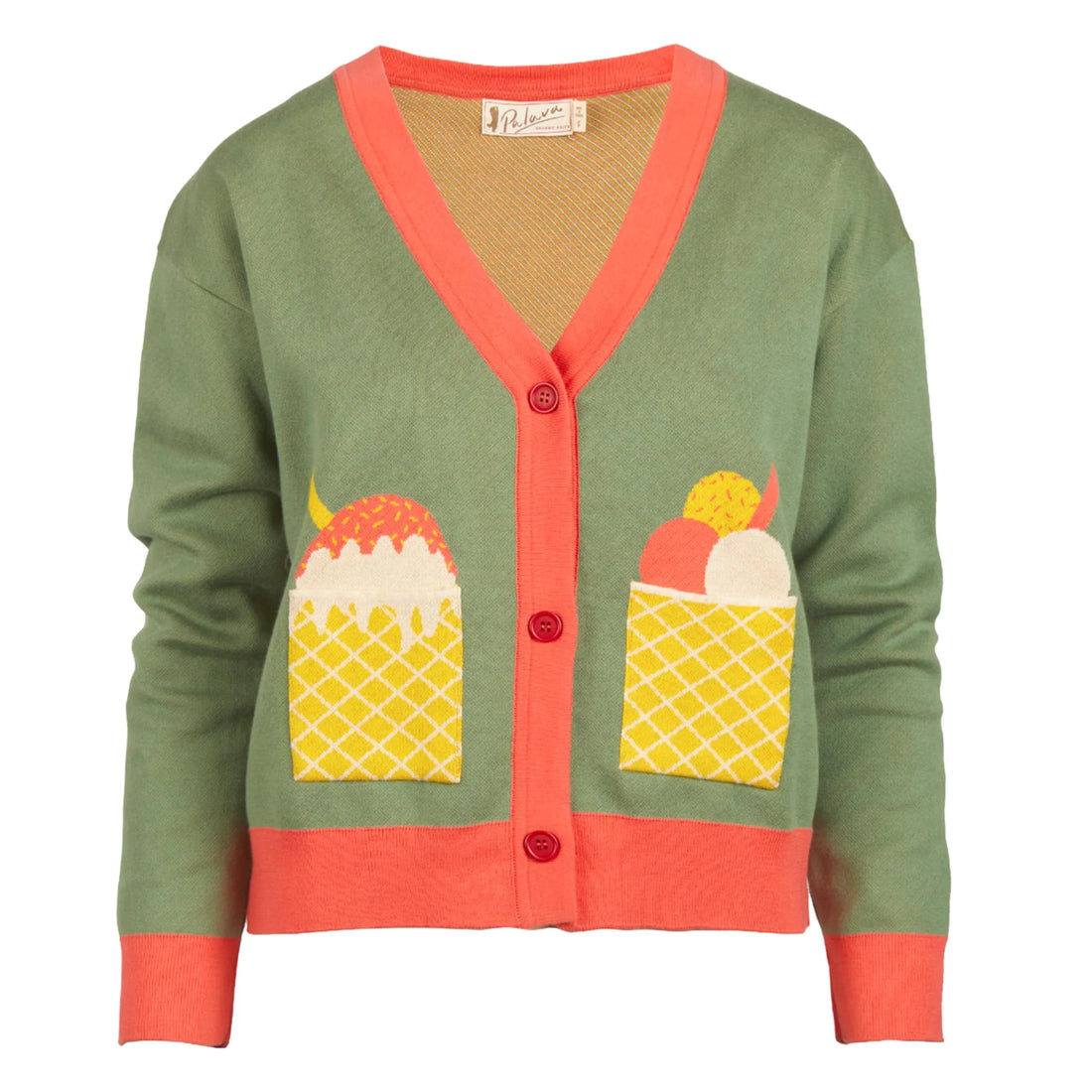 PALAVA レディース オーガニックコットン ニット george/ice cream/green – PALAVA japan