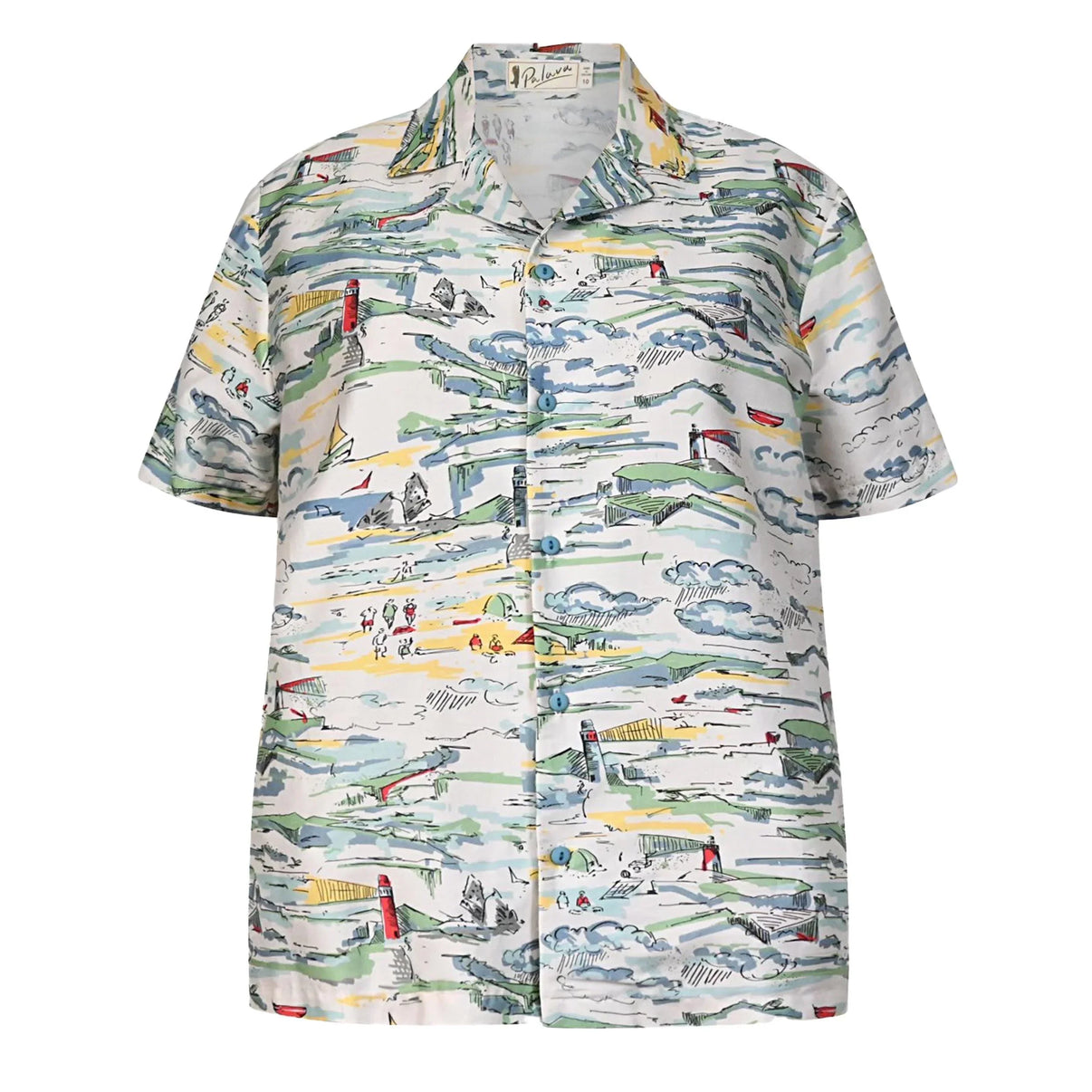 PALAVA ユニセックス オーガニックコットン シャツ kit/lighthouse/ivory – PALAVA japan